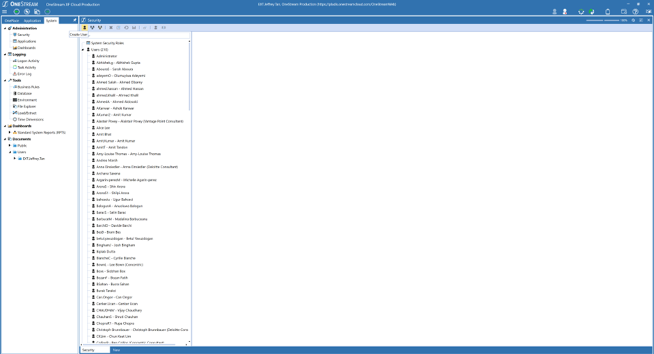 How to Add a New User to OneStream – Concentric Solutions